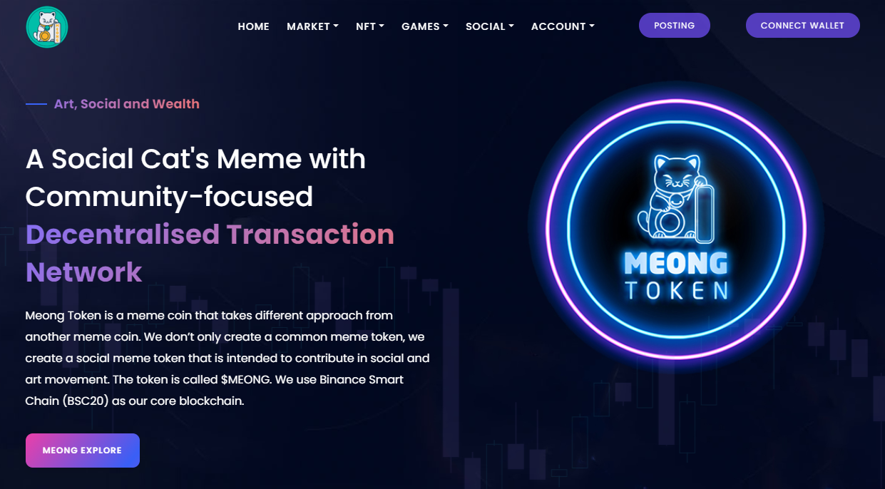 Token NFT Pertama Indonesia, Meong Token Listing di Hotbit Hari Ini | Coinvestasi