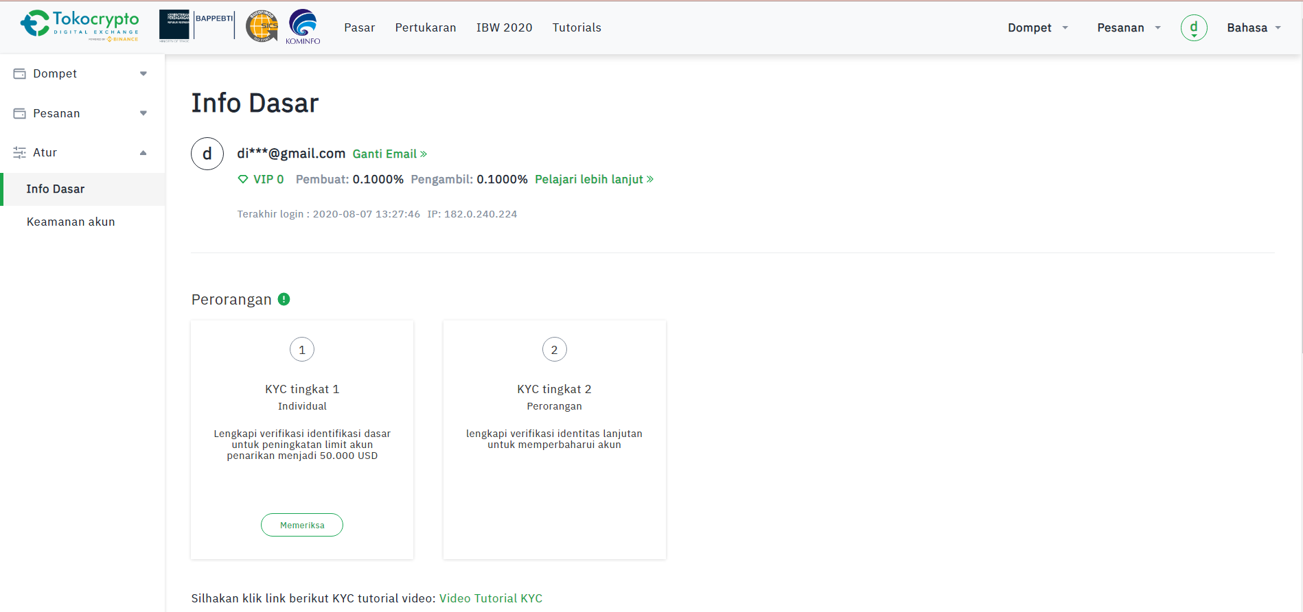 Cara Daftar Akun di Tokocrypto | coinvestasi