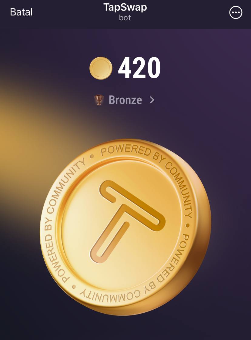 Panduan Game Telegram TapSwap dan Cara Bermainnya | coinvestasi