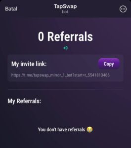 Panduan Game Telegram TapSwap dan Cara Bermainnya | coinvestasi